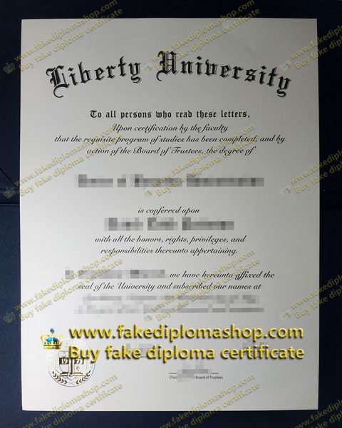 Liberty University degree, buy fake degree and transcript
