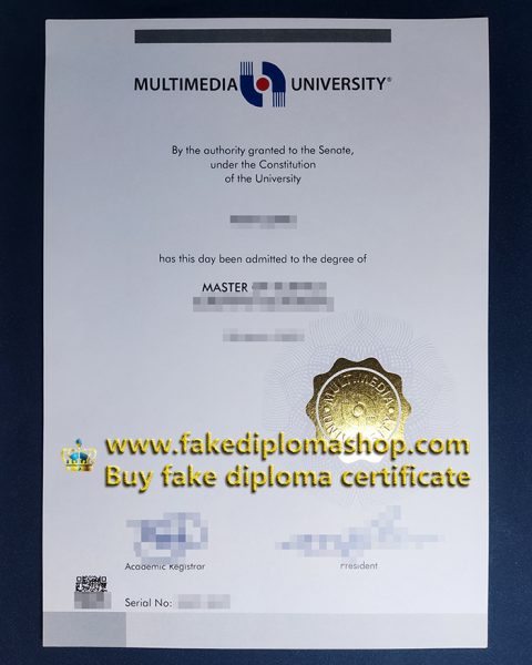 I could use Malaysia Multimedia University diploma of Master