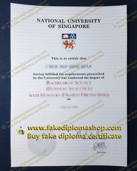 Fake National University of Singapore degree, buy NUS degree