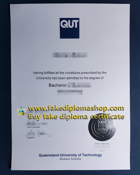 QUT degree, buy fake diploma and transcript of QUT certificate