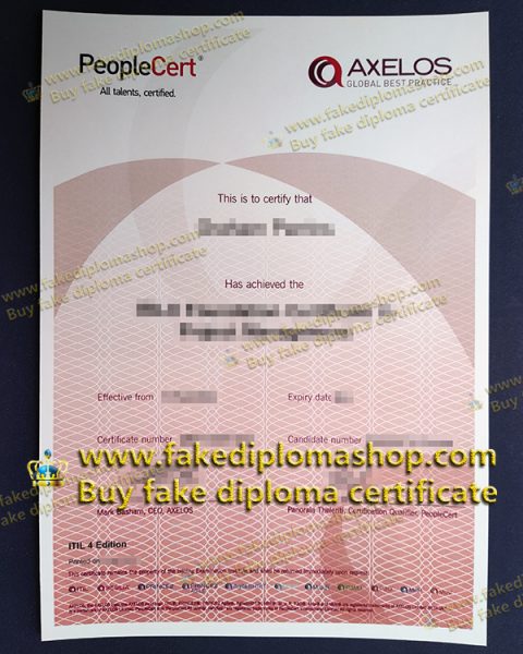 Itil Certificate Customization Buy A Fake Itil Certificate
