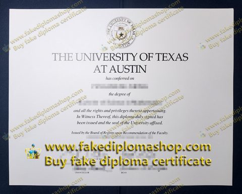 UT Austin diploma, University of Texas at Austin diploma