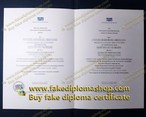 TUM diploma and certificate for sale, Buy a fake TUM diploma