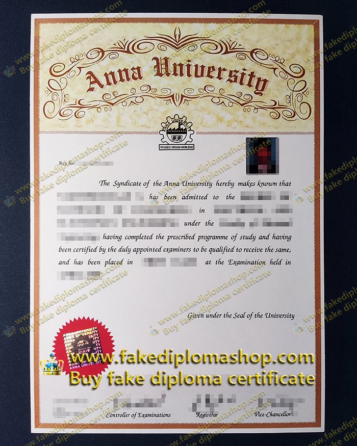 Obtain a Anna University degree Letter of admission online