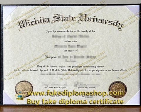 Wichita State University diploma for sale, buy a WSU degree