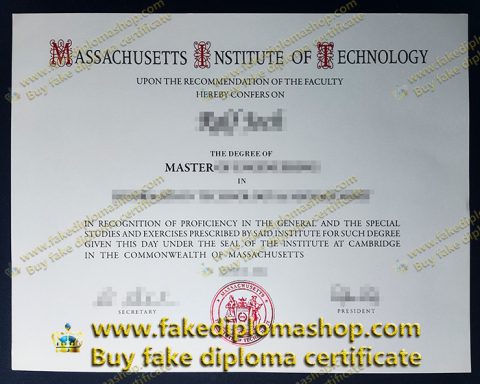 What is the use of an MIT MA diploma, MIT degree of Master?