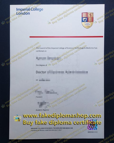What is a fake Imperial College London diploma equivalent to