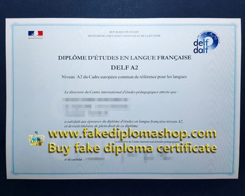 DELF A2 certificate, What is DELF A2 certificate in French?