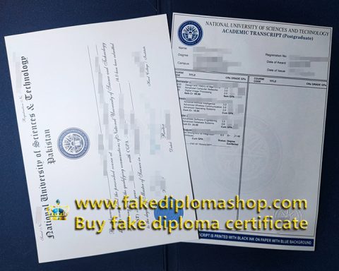 NUST diploma and transcript, National University of Sciences ...