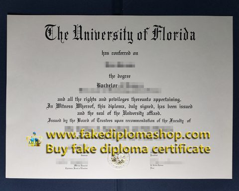 Purchase University of Florida diploma in 2023, UF Bachelor degree