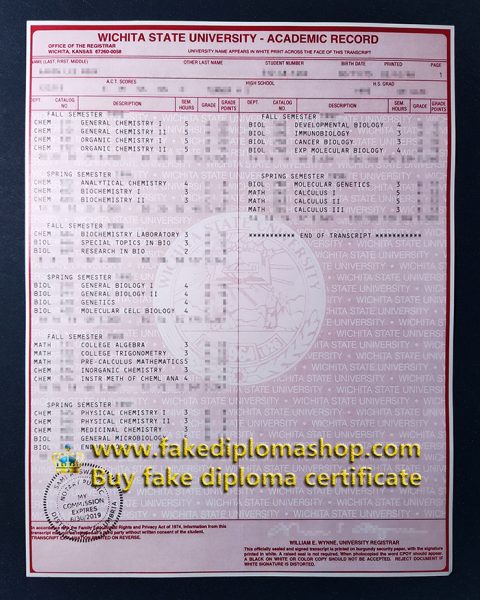 What happens if you lose your Wichita State University transcript now?