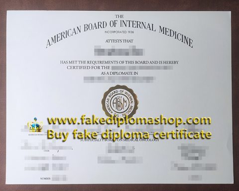 ABIM certificate for sale, order a fake ABIM certificate