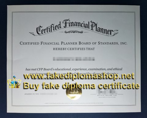 What is the use of a Certified Financial Planner certificate in the USA?