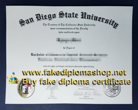 Where to buy an SDSU diploma, San Diego State University diploma online?