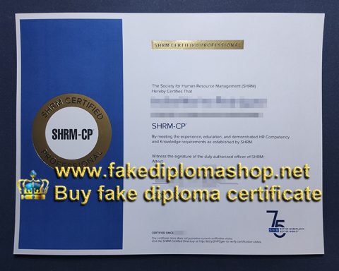 Purchase a phony SHRM certificate in 2024 quickly and safely