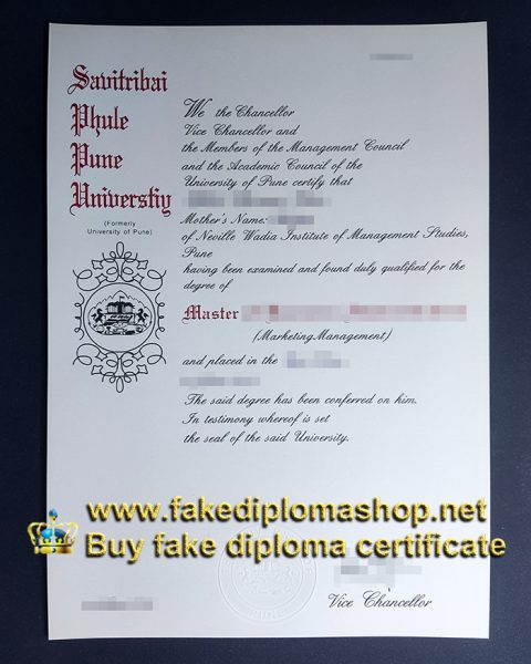 Purchase a phony Savitribai Phule Pune University diploma quickly