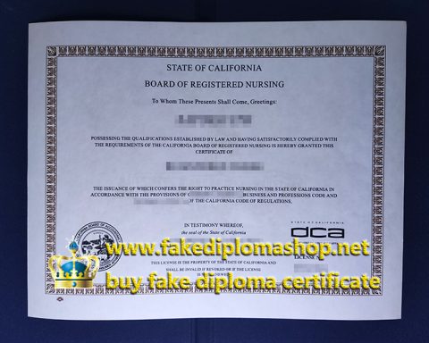 3 suggestions for purchasing a California RN license certificate now